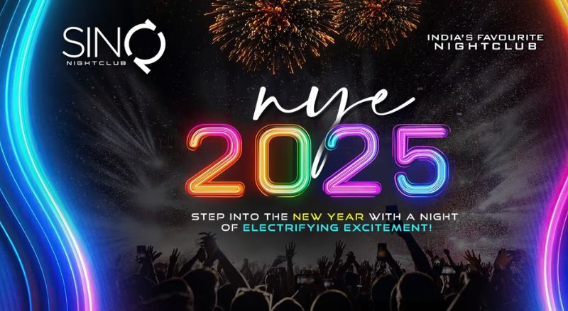 New Year’s Eve 2025 at Sinq Nightclub, Goa – Ultimate Countdown Party